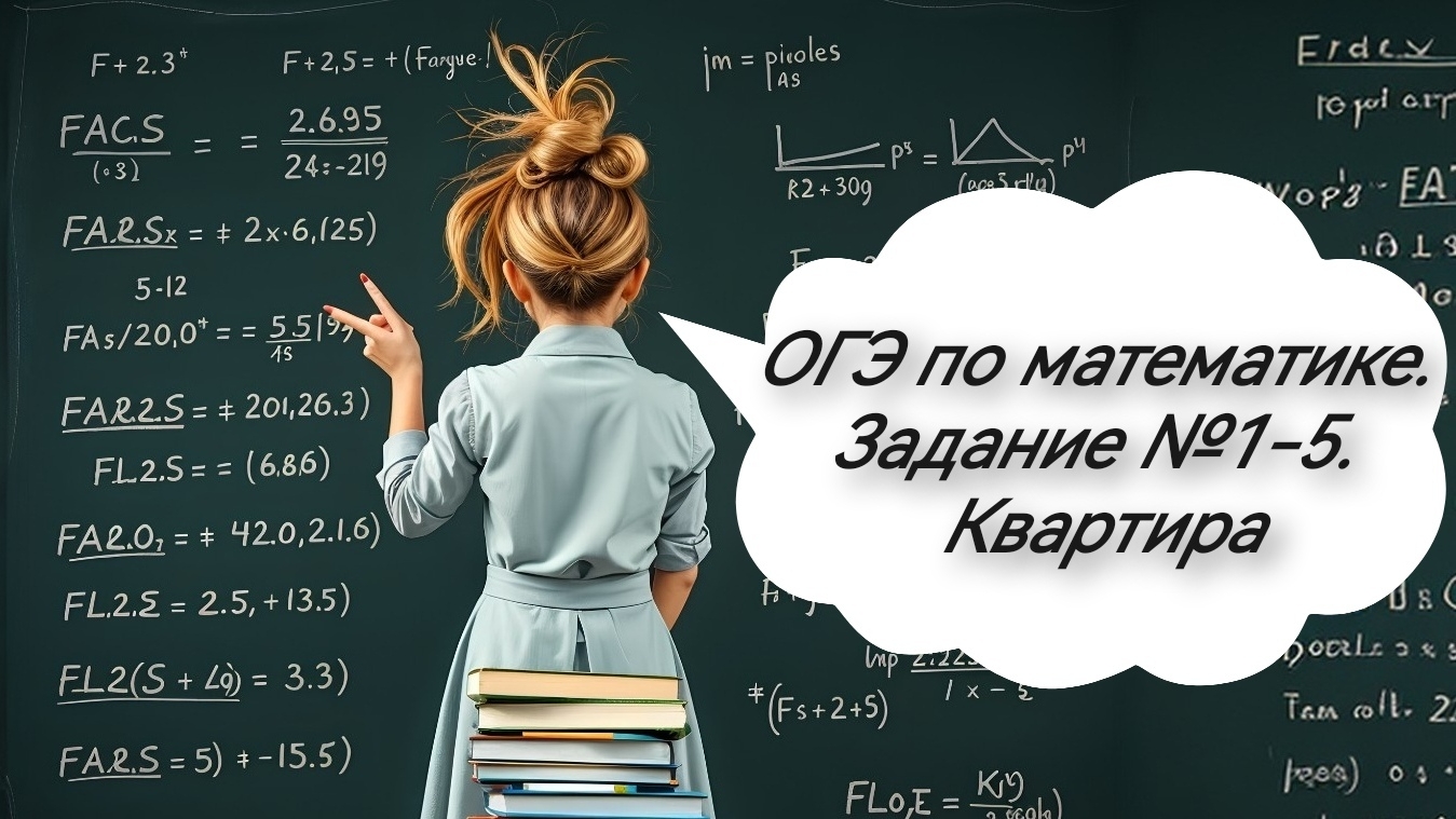 ОГЭ по математике. Задание 1-5. Квартира