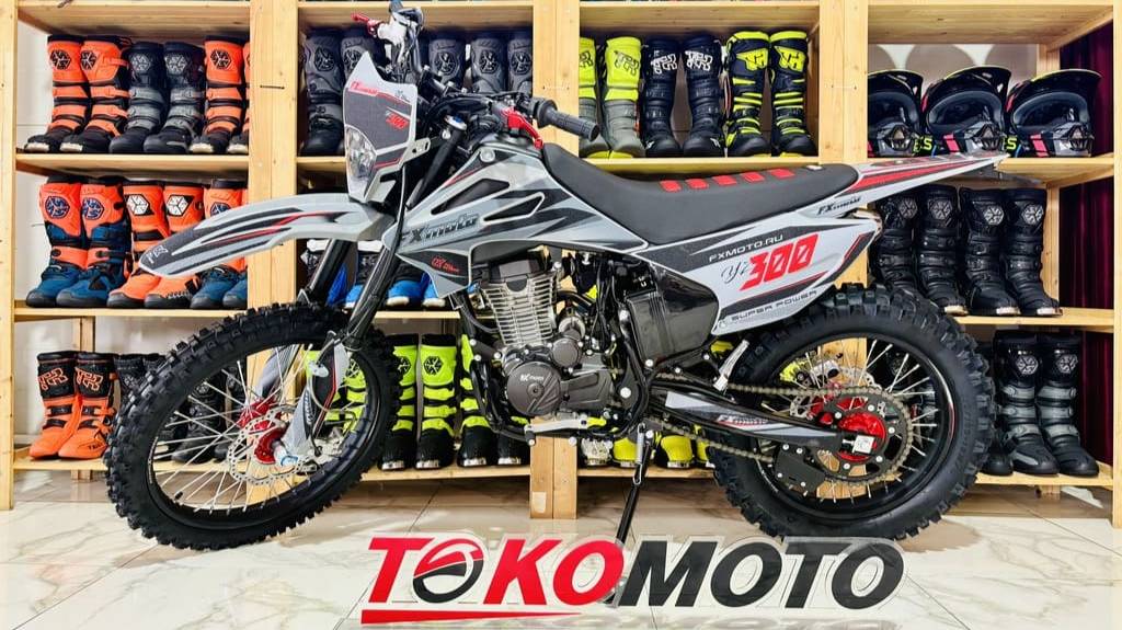 Мотоцикл эндуро FX MOTO YZ-300 красный