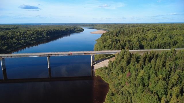 р. Вага, поворот на Котлас.