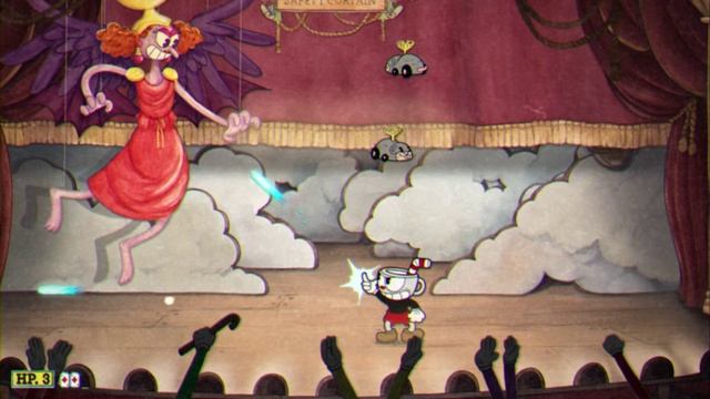 Cuphead | Босс - Салли Примадонна | Средняя сложность A+
