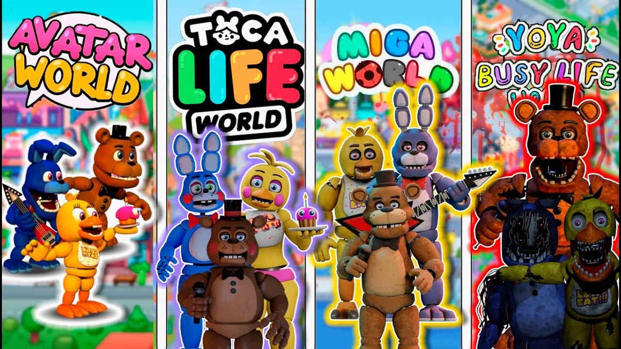 СОЗДАНИЕ ЧИКА ФРЕДДИ БОННИ💀ПЯТЬ НОЧЕЙ С ФРЕДДИ 🍕 AVATAR WORLD