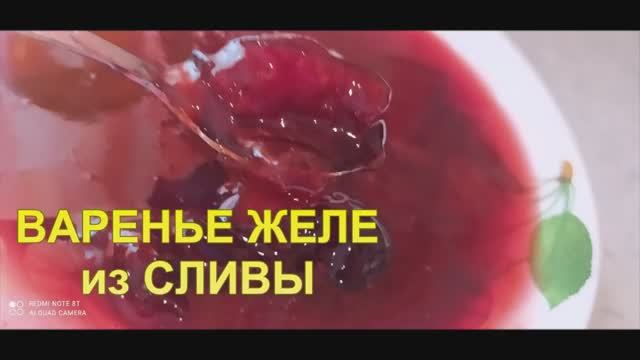 ВАРЕНЬЕ из СЛИВЫ- желеобразное ,густое!