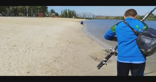 Рыбалка на реке Северский Донец на центральном пляже 3 день.