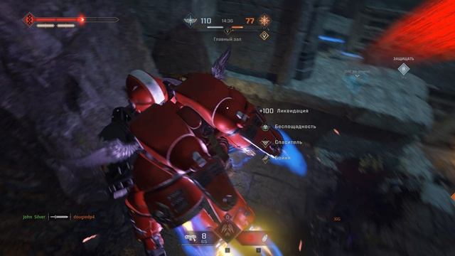 Кажется ты на жука наступил или это был еретик Warhammer 40000  SPACE MARINE 2