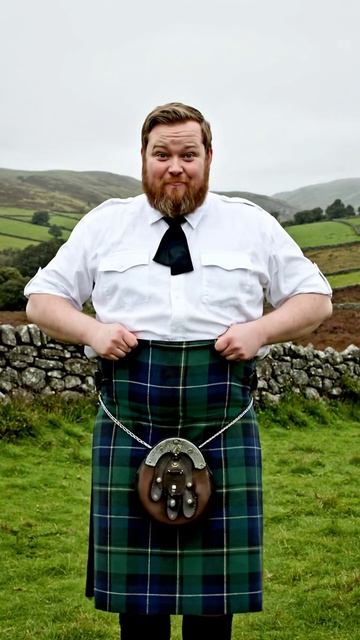 Сарказм - "Сын может принести в подоле, в Шотландии".