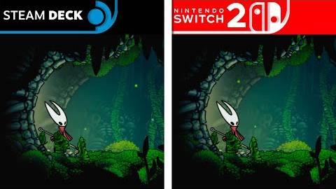 Hollow Knight: Silksong - Сравнение графики и производительности на Switch 2 со Steam Deck