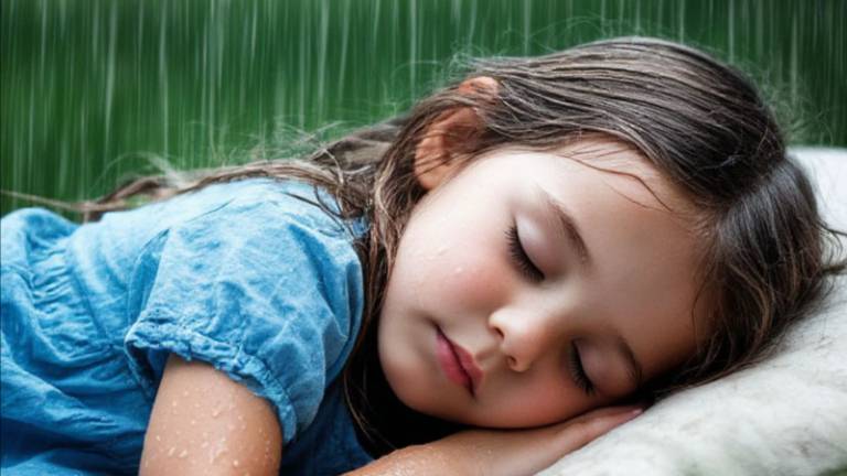 Звуки природы. детский сон и дождь