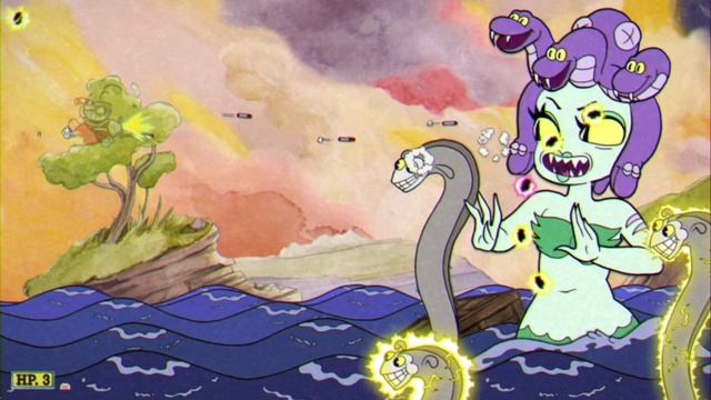 Cuphead | Босс - Кайла Марина | Средняя сложность A+