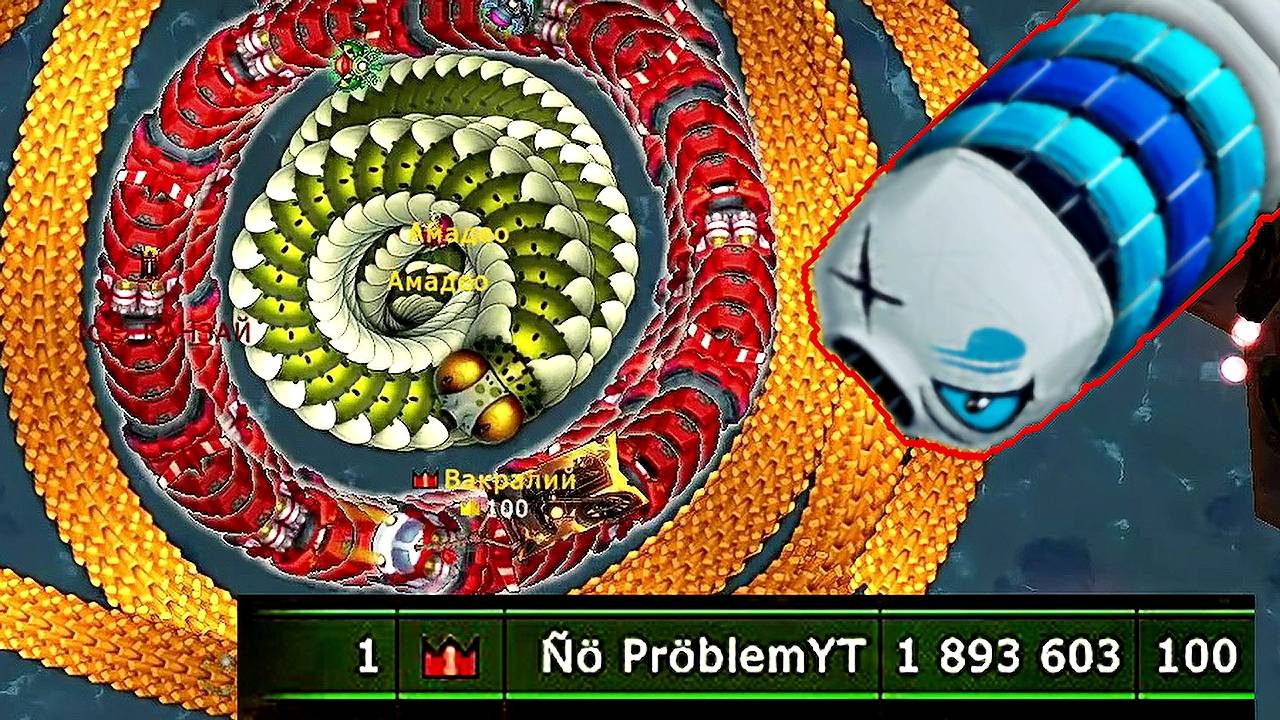 🐍Little Big Snake🐞Killing REBELS and playing solo with a mass of 1.8 million.❤️