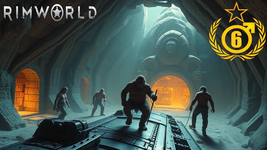 Добираюсь до Древнего Склада #6 Племя Неандертальцев  Rimworld