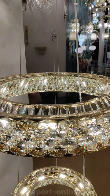 Люстра, вертикальная композиция 8530 из трех светильников NEWPORT