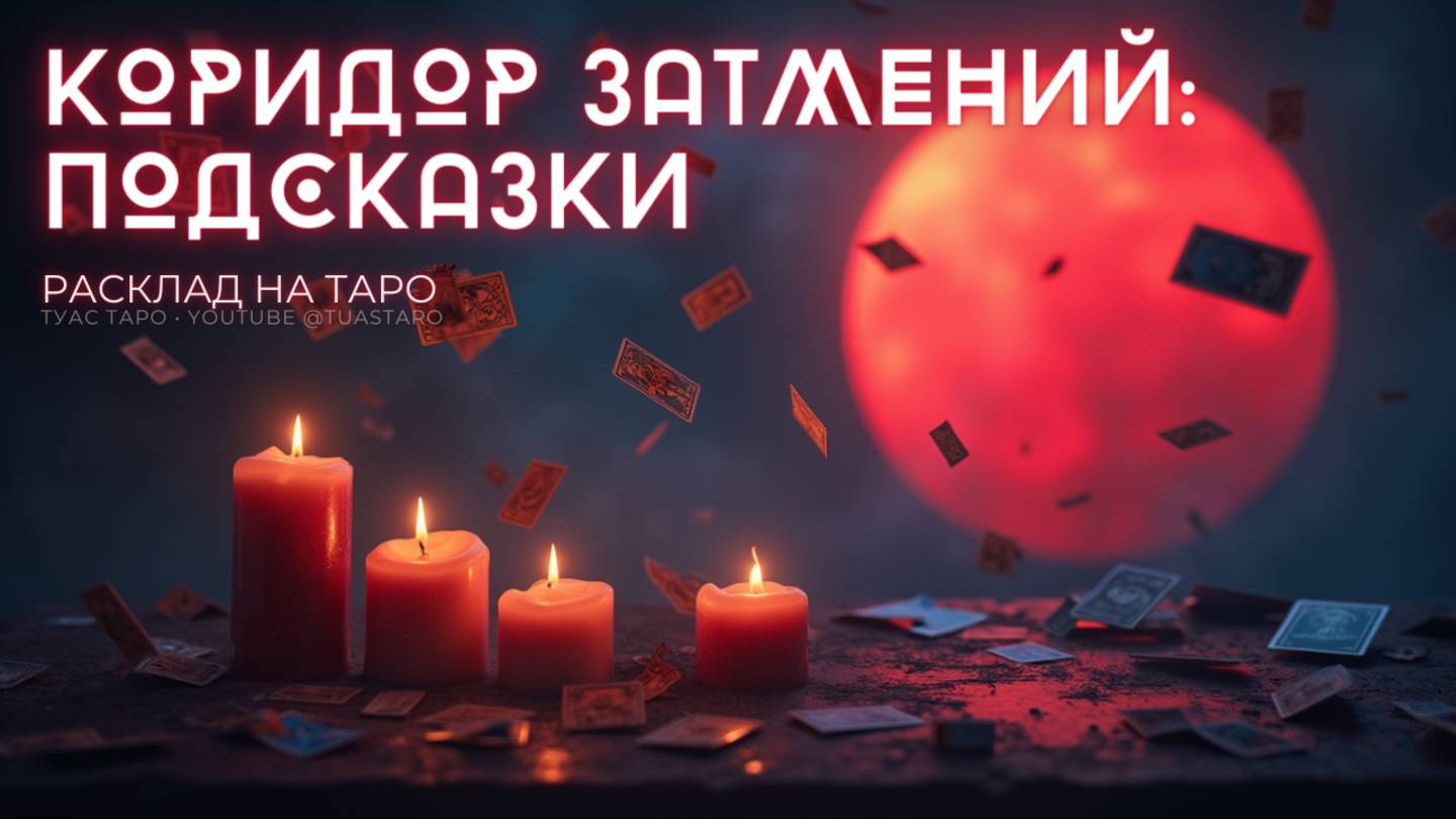 🌑Как пройти коридор затмений в гармонии и не упустить ценное? Подсказки в Таро раскладе