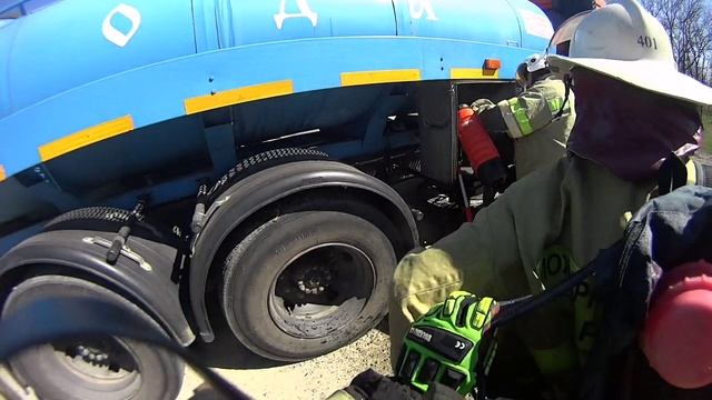 Совместные учения по тушению пожаров