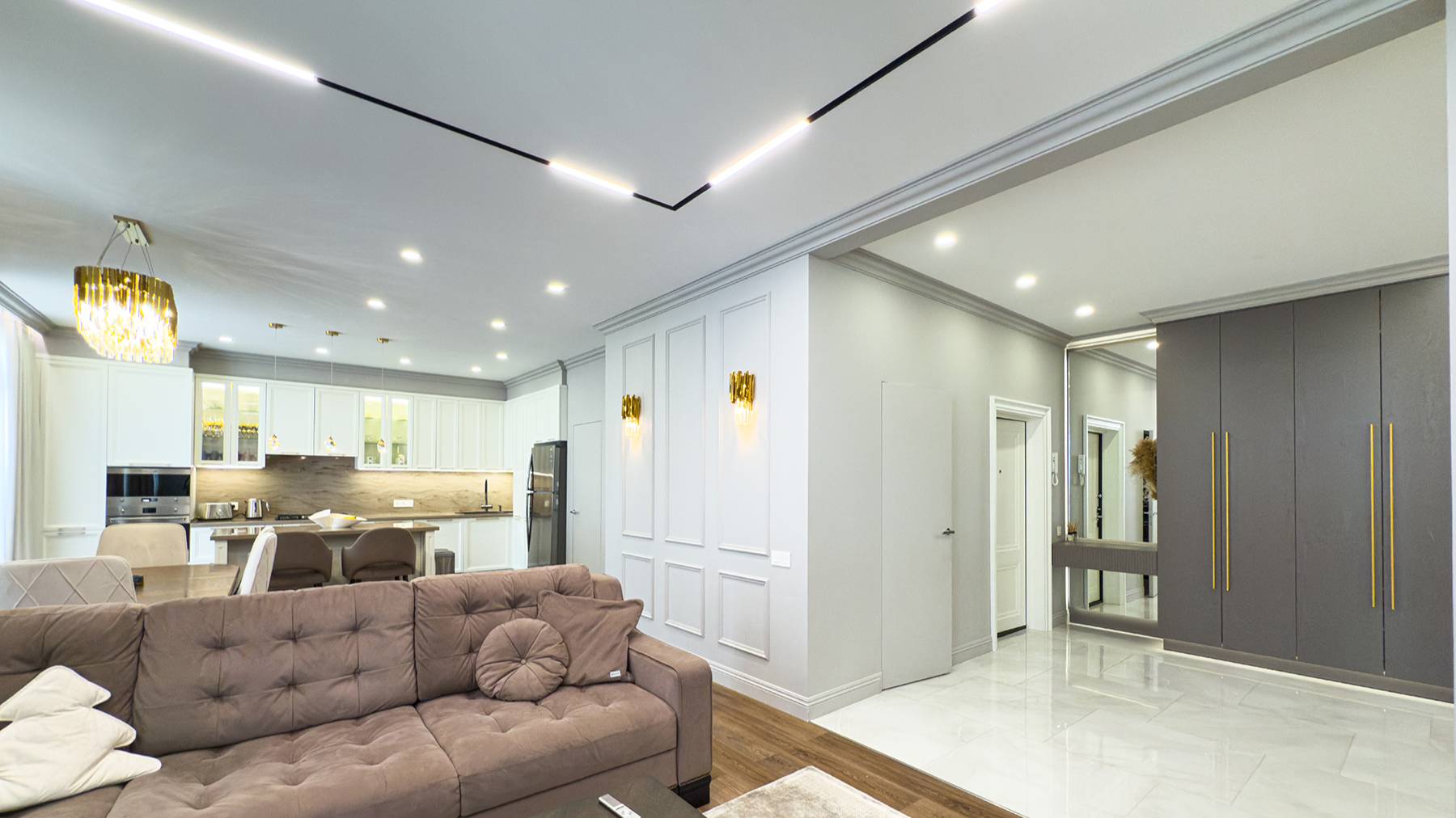 КВАРТИРА с дизайнерским ремонтом в Геленджике