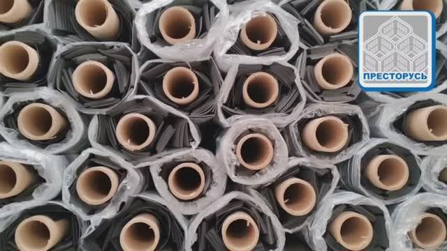 Погрузка георешетки в фуру