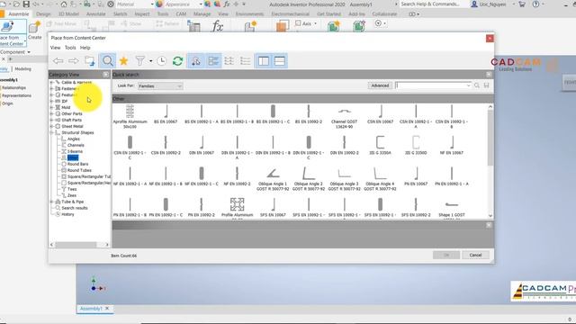 #148 Autodesk Inventor 2020. Создание библиотеки алюминиевого профиля.