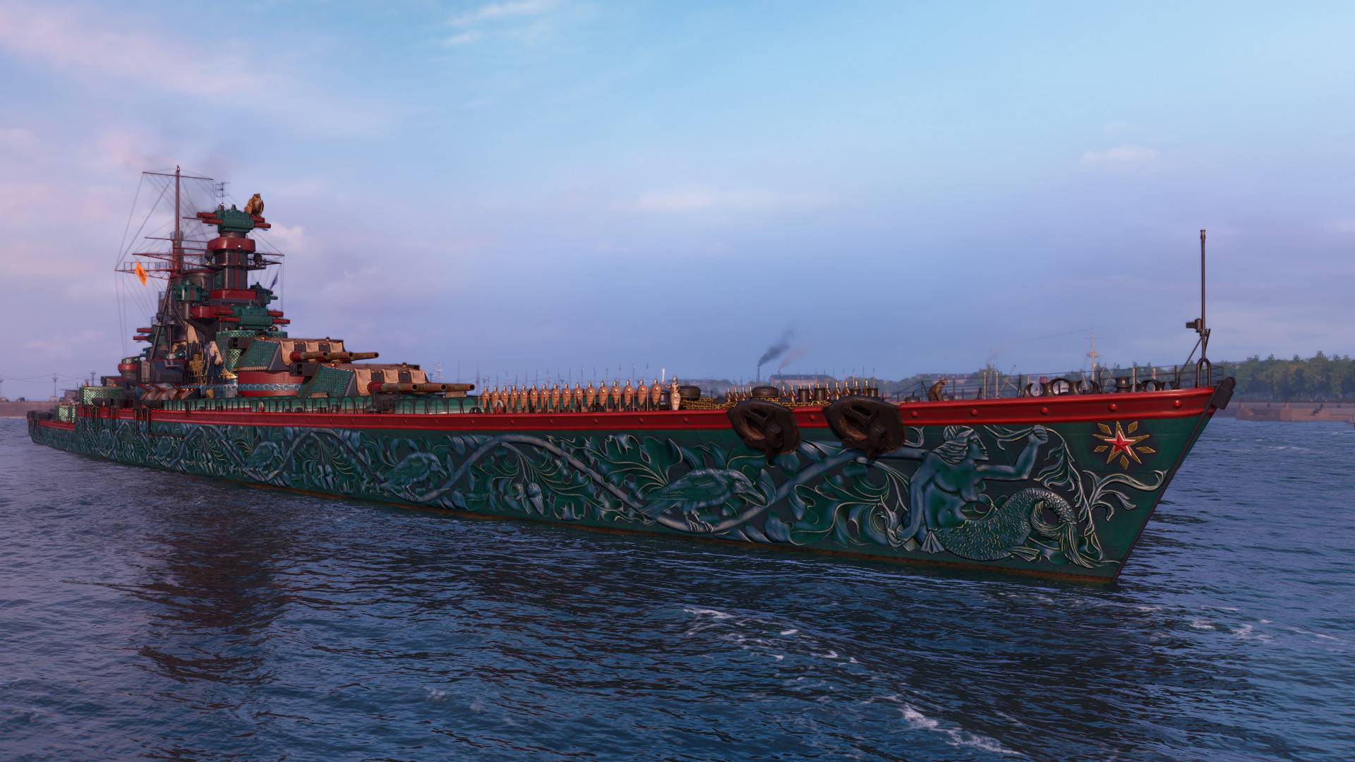 Мир кораблей. Случайный бой №9.