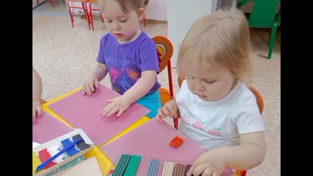 Лепка "Как на нашей грядке морковка растет" ( воспитатель Львова Е.П.)