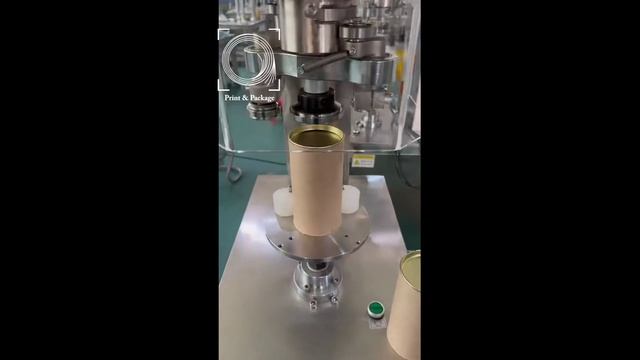 Тестирования станка для прикатки крышек к тубусам