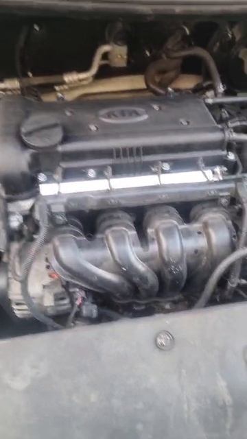 Работа нового двигателя G4FA 1.4L Kia Rio