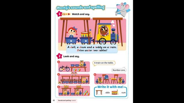 Kid's Box 1 New Generation Unit 3 page 22 track 34