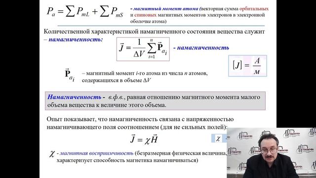Физика. Магнитное поле в веществе 1 часть