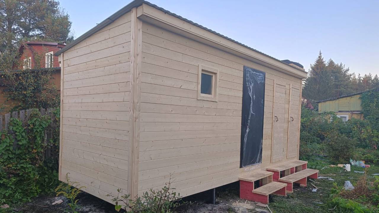 🌷#ХОЗБЛОК (ОТЗЫВ КЛИЕНТА) ДЛЯ ДАЧИ С ТУАЛЕТОМ И ДУШЕМ 6000Х2300мм