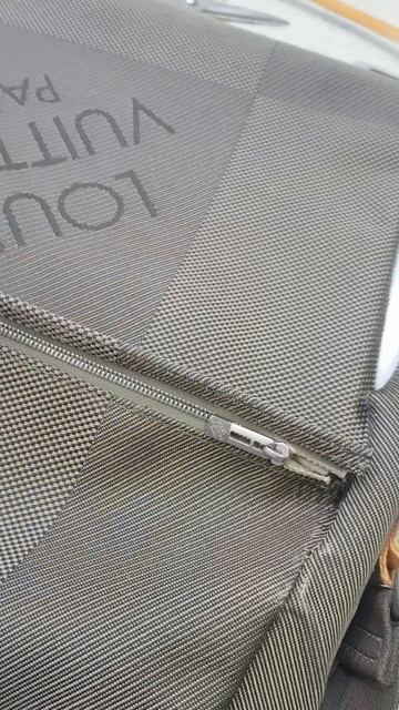 Замена молнии и кантов Louis Vuitton Monogram Abbesses GM_часть_01