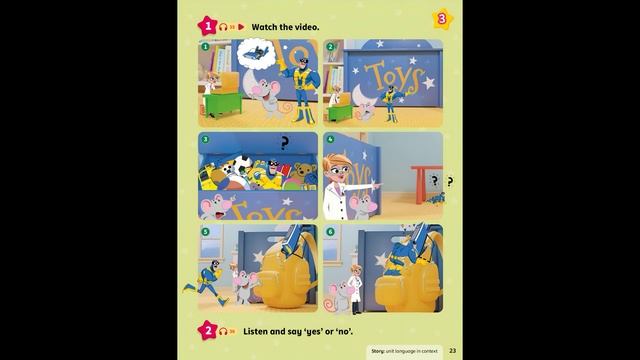 Kid's Box 1 New Generation Unit 3 page 23 track 36