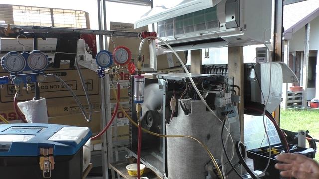 Необычная проверка инверторной сплит системы #逆变器分体系统 #inverter split system