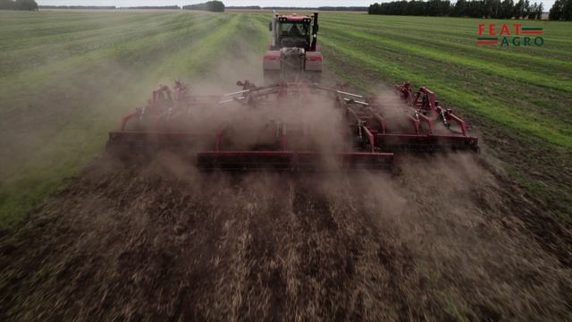 Культиватор серии ПК на осенней обработке почвы