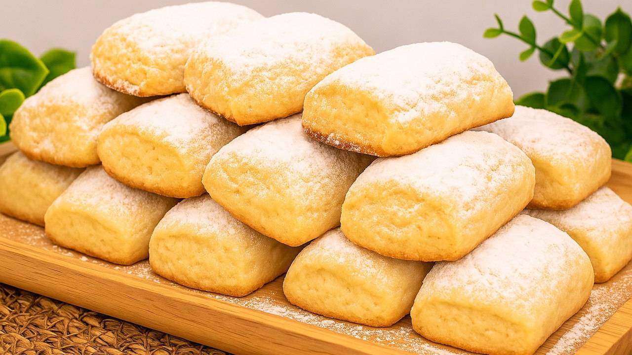 Это нежное ПЕЧЕНЬЕ на сметане Тает во рту! Мало времени, мало продуктов!