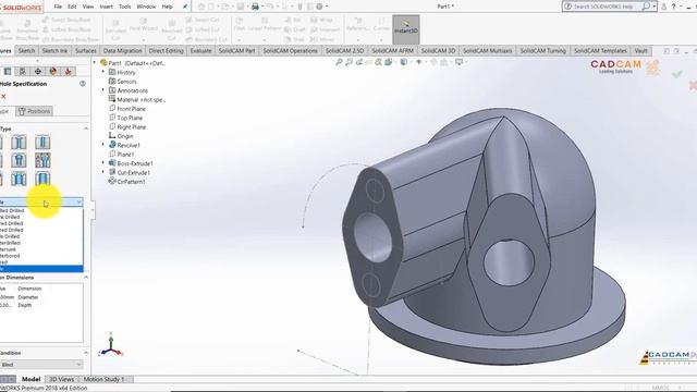 #25 SolidWorks Деталь №15