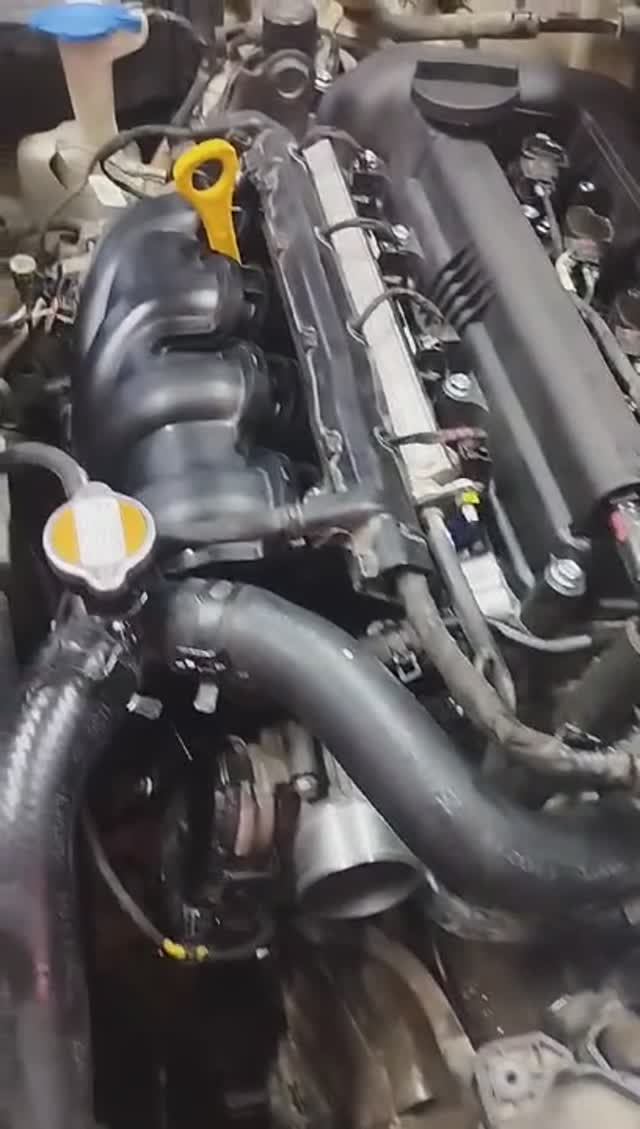 Запуск G4FA 1.4L Hyundai Solaris