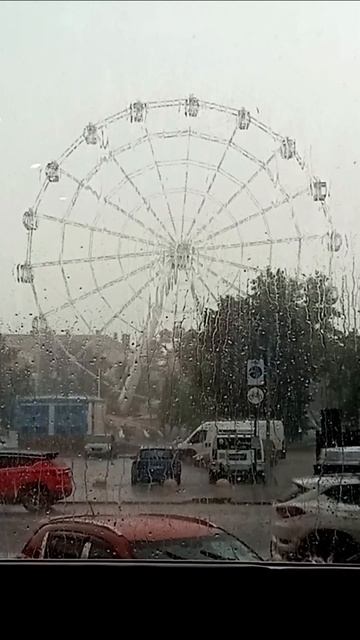 Дождь за окном (Тюмень) #shorts #tyumen #rain