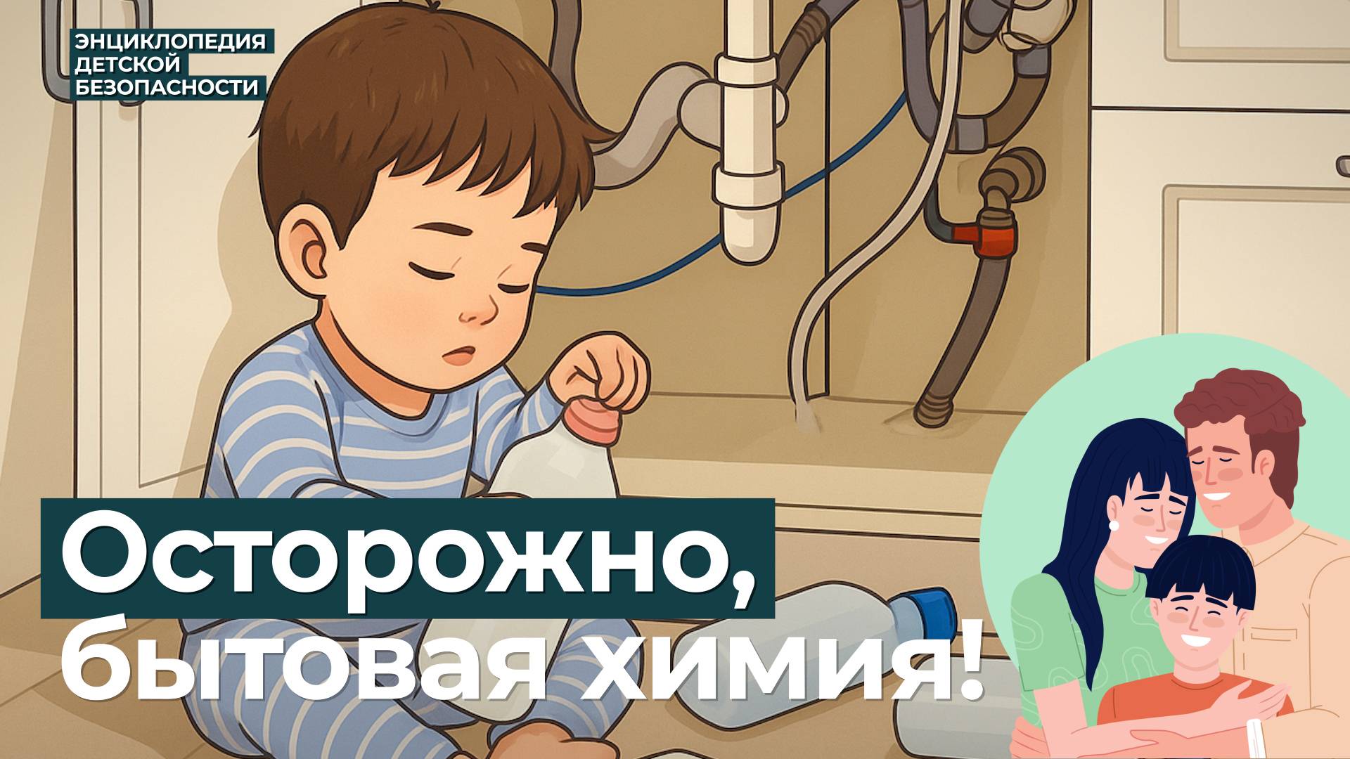 Бытовая химия: хранить вне доступа