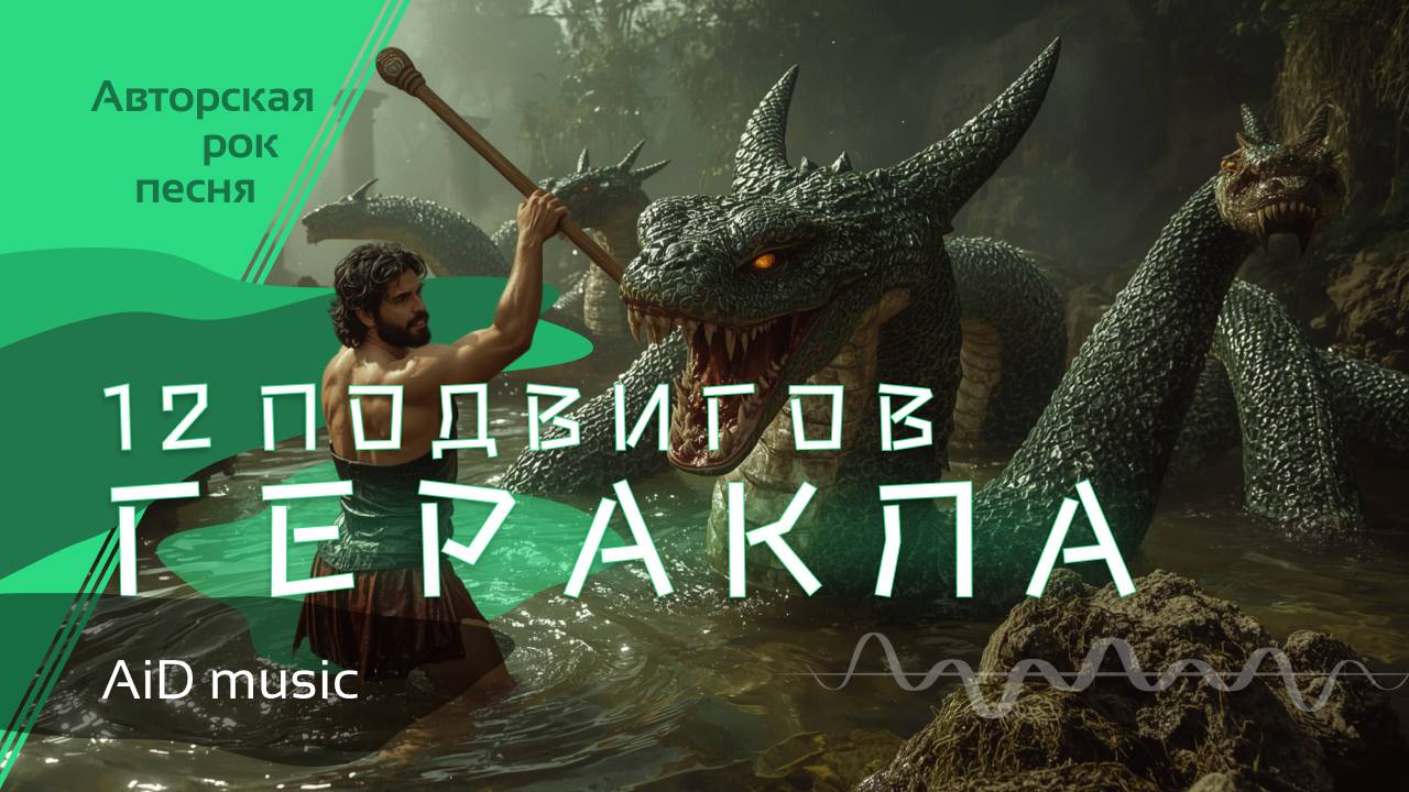[Геракл] - 12 подвигов | авторская песня (эпичное видео - новая модель нейросети) [ИИ]