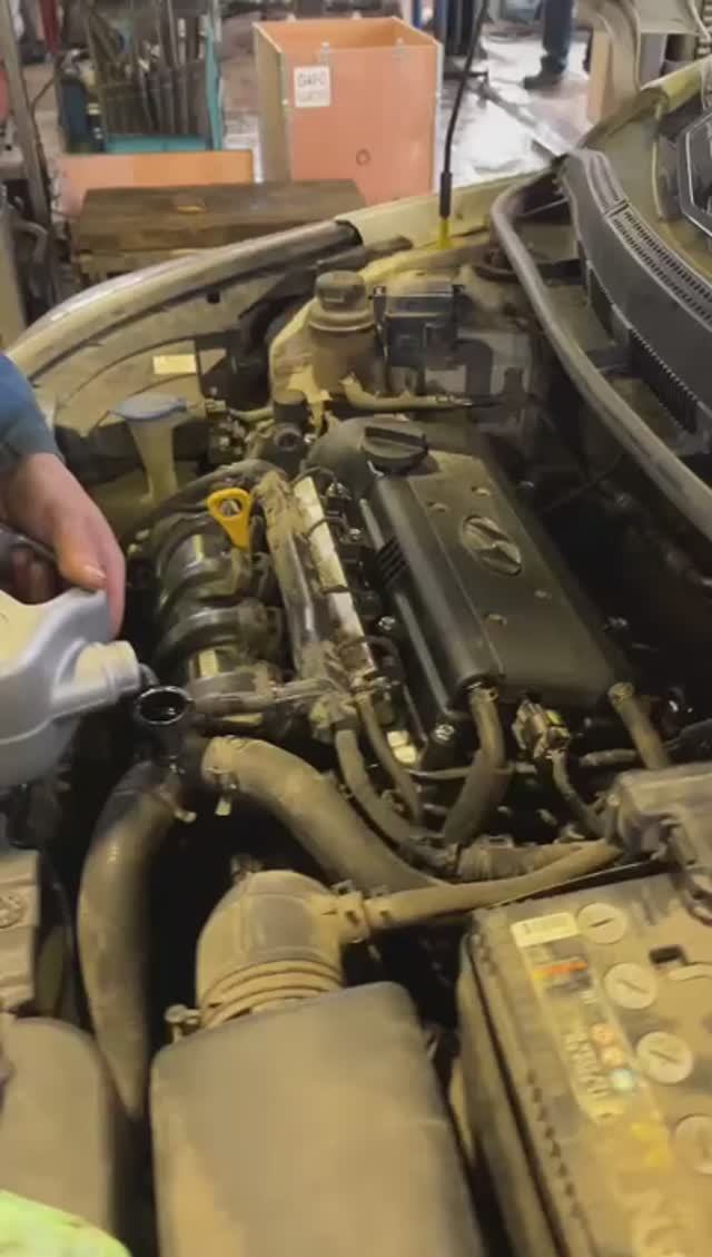 Первый запуск двигателя G4FC 1.6L Hyundai Solaris