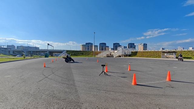 Gymkhana GP 2025 stage 5 / Григорьев Александр Yamaha MT-07 / heat 2