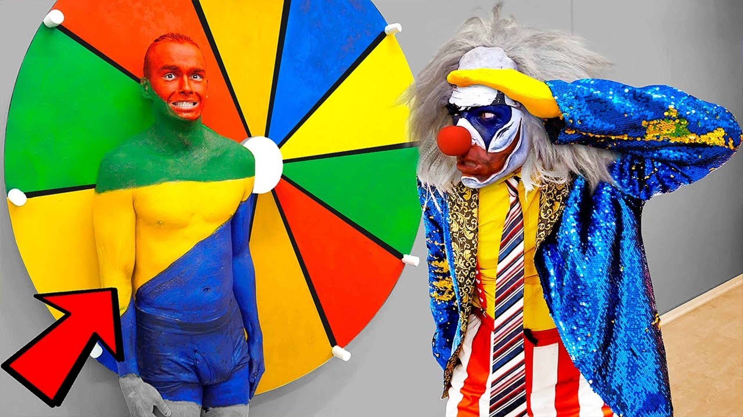 Клоун А4 нас нашел! КАМУФЛЯЖНЫЕ ПРЯТКИ от клоунов Челлендж