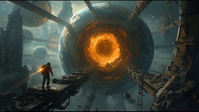 Fragments of a Lost Orbit 🌌🏙️ 2-Hour Surreal Space Ambience ｜ Floating Ruins Soundscape ｜ Tense-(1