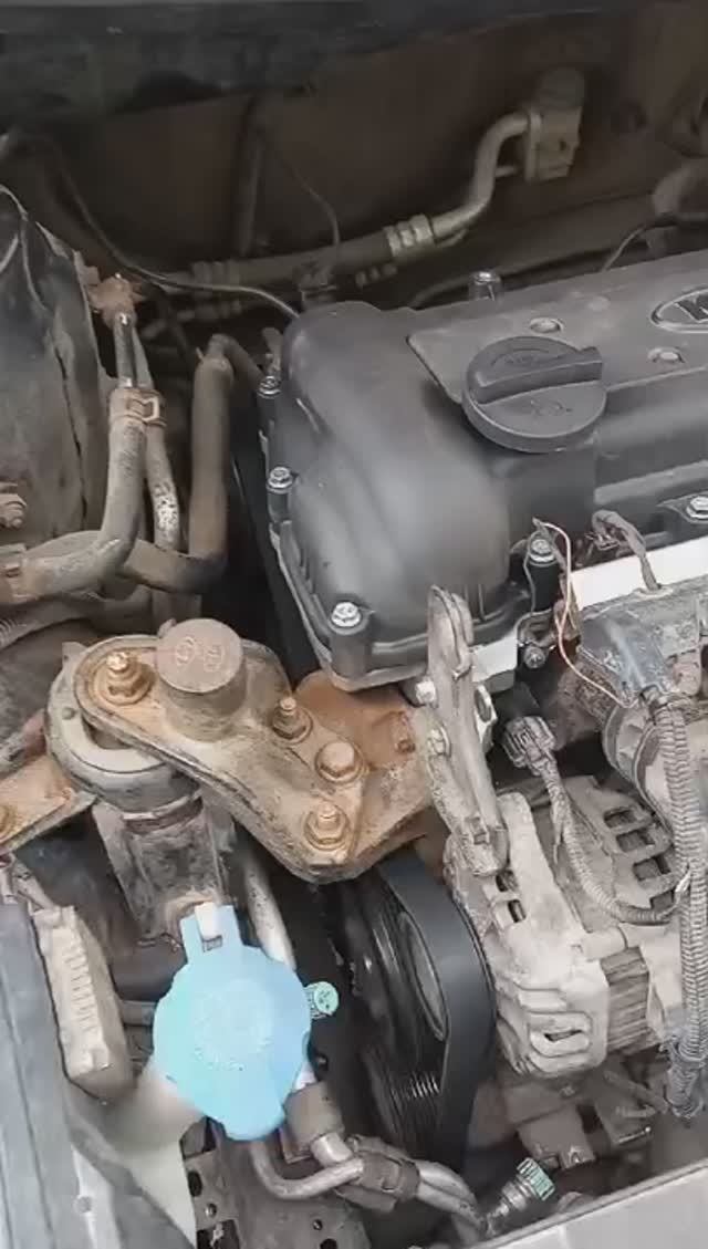 Работа двигателя G4FA 1.4L