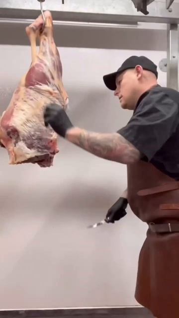 Разделка говяжьей туши.