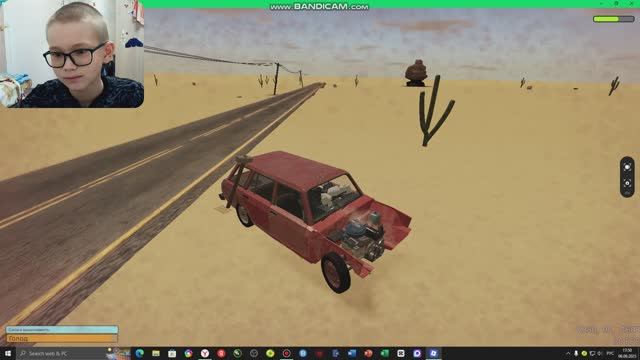 БЕДНАЯ МАШИНА - МОЛОТ... - роблокс - "десрт [песовой коробки]" №3