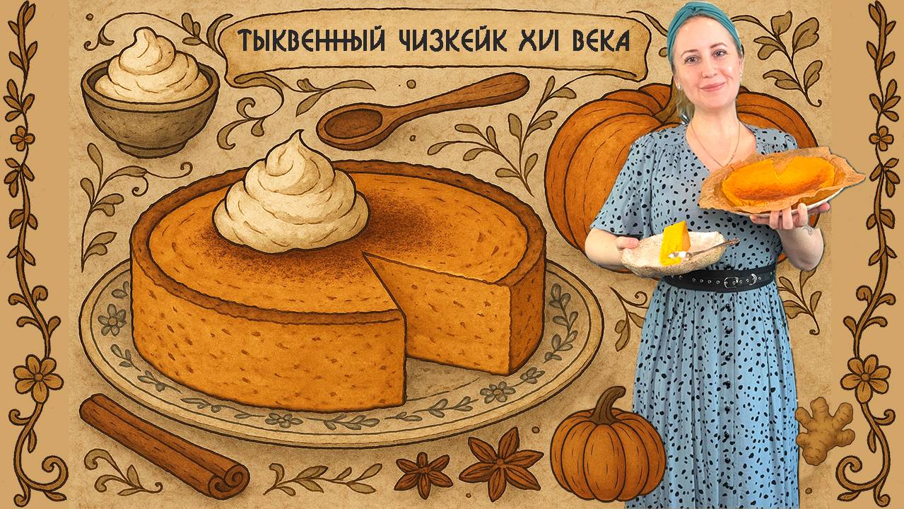 Тыквенный чизкейк XVI века