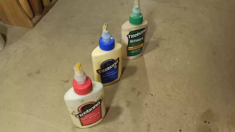 Клеи Titebond для дерева - чем отличаются красный, синий и зеленый.