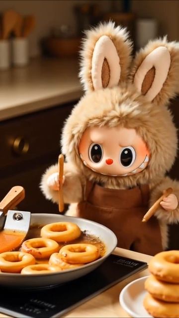 Жизнь лабубу из нейросети