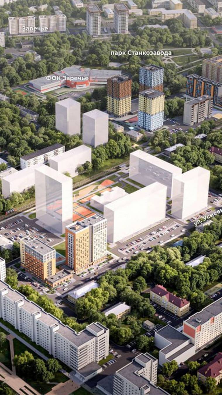 ЖК "Квартал Заречный", 1 очередь. ГК "Агроспецтех" || Ленинский р-он, ул. Усиевича || Сентябрь 2025