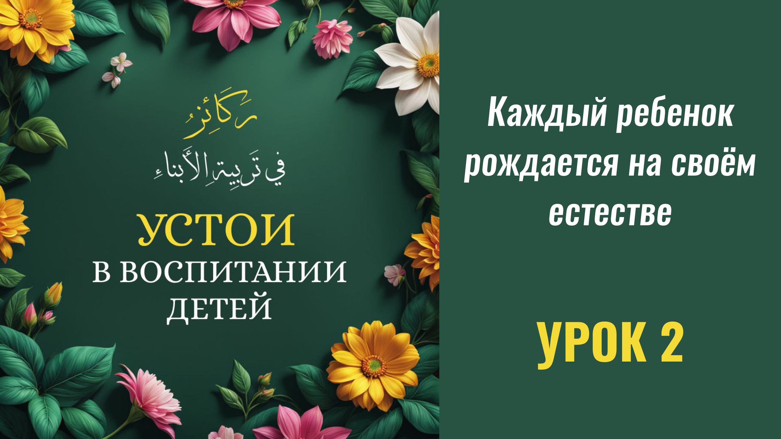 2. Каждый рождённый рождается на своём естестве || Динар абу Идрис #ислам #коран #сунна #намаз #пост