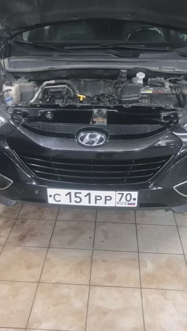 Первый запуск двигателя G4NA 2.0L Hyundai ix35 (2013)